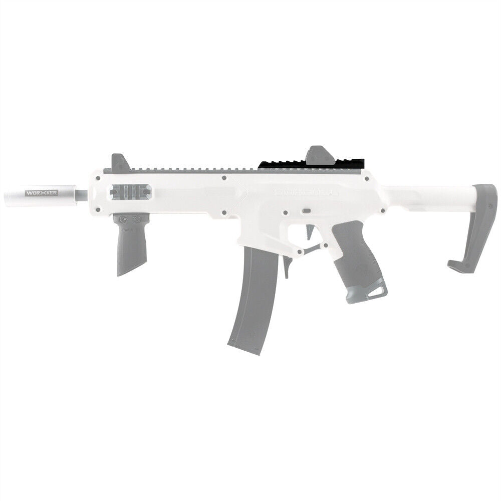 Worker MOD Top Rail Elevation 3D Printed Black for Seagull Blaster ...